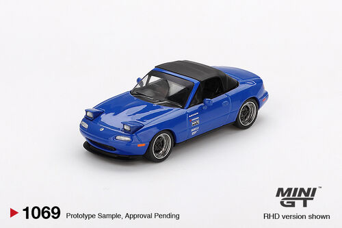 Mini GT 01069-L Mazda MX-5 Miata Tuned Version Dark Blue 1990