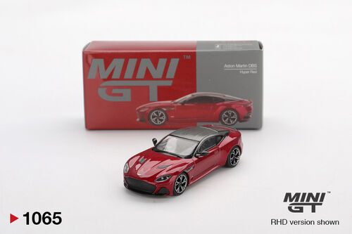 NEW! Mini GT 01065 Aston Martin DBS - 2023 Hyper Red