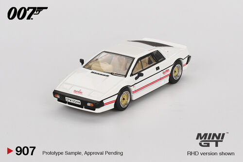 NEW! Mini GT 00907-007E Lotus Esprit Turbo from 'For Your Eyes Only' James Bond 007 Movie (English Version)