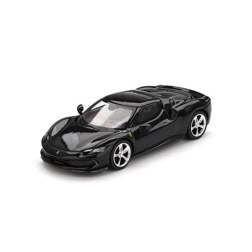 NEW! Mini GT BBR64003 Ferrari 296 GTB 2024 Nero Daytona