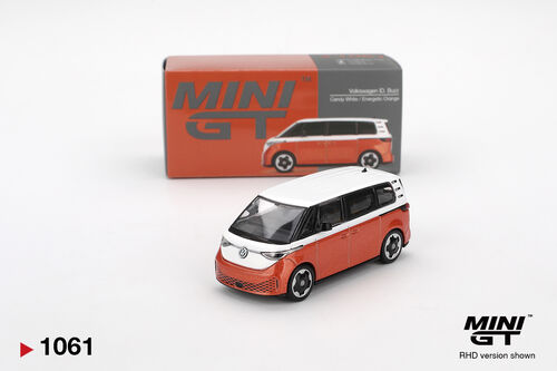 NEW! Mini GT 01061 Volkswagen ID.Buzz - Candy White / Energetic Orange