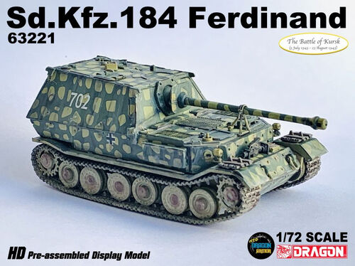 Dragon Armor 63221 Sd.Kfz.184 Ferdinand s.Pz.Jg.Abt.654 - Kursk 1943
