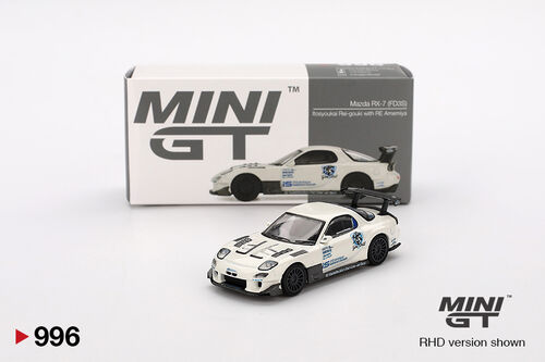 Mini GT 00996 Mazda RX-7 (FD3S) - Itosyoukai Rei-gouki with RE Amemiya 2004 White