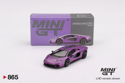 Mini GT 00865-L Lamborghini Countach LPI 800-4 Viola 30th (Left-Hand Boxed)