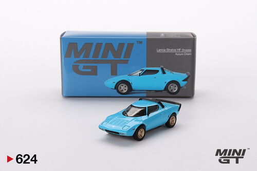 Mini GT 00624 Lancia Stratos HF Stradale Azzuro Chiaro