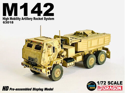 Dragon Armor 63018 M142 High Mobility Artillery Rocket System (Desert Camouflage)