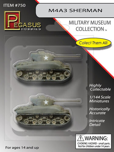 Pegasus 0750 M4A3 Sherman (2 tanks)