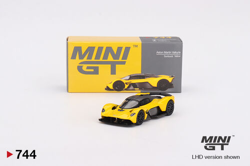Mini GT 00744 Aston Martin Valkyrie Sunburst Yellow