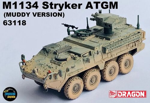 Dragon Armor 63118 M1134 Stryker ATGM (Muddy Version)