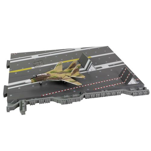 Forces of Valor 831108 CVN-65 Deck, Section #H Deck + F-14A IRIAF, BuNo.160353 (3-6079), Tactical Fighter Base 8, Khatami, 1984 Asia Minor camouflage