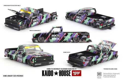 Mini GT KHMG174 Chevrolet Silverado Kaido HKS V1