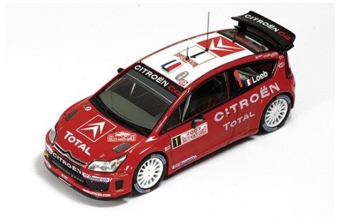 IXO RAM269 Citroen C4 WRC S. Loeb-D. Elena Winner Monte Carlo 2007