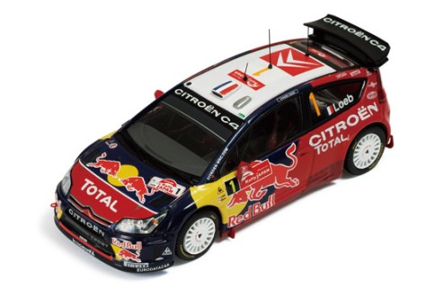 IXO RAM343 Citroen C4 WRC #1 (Red Bull) S. Loeb - D. Elena Rally Japan 2008