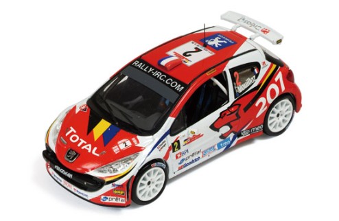 IXO RAM348 Peugeot 207 S2000 #2 N. Vouilloz-N. Klinger Winner Rally Madeira 2008 (2008 IRC Champion)