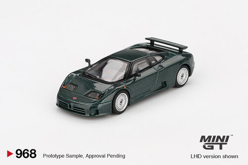 Mini GT 00968-BL Bugatti EB110 GT Verde Scuro (Blister Packaging)