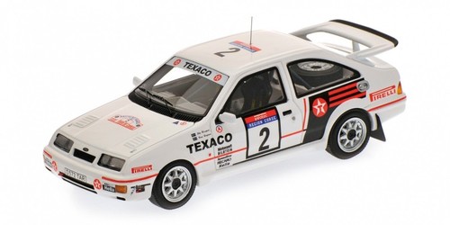 Minichamps 437878002 Ford Sierra RS Cosworth #2 Blomqvist/Grundel Tour de Corse 1987