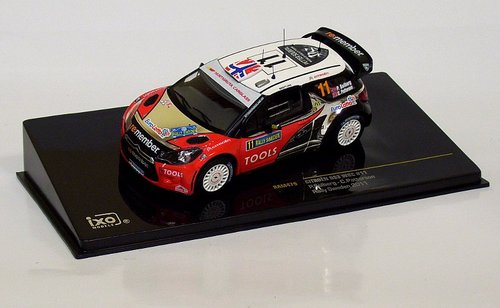 IXO RAM479 Citroen DS3 WRC #11 C.Patterson-P.Solberg Rally Sweden 2011