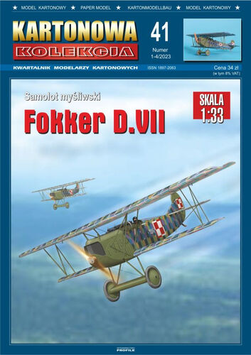 NEW! Kartonowa Kolekcja 41 Fokker D.VII