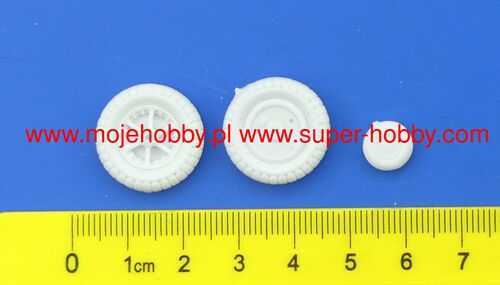Haliński KA-Wheels-21 Resin Wheels For Messerschmitt Bf 109F-4/Trop