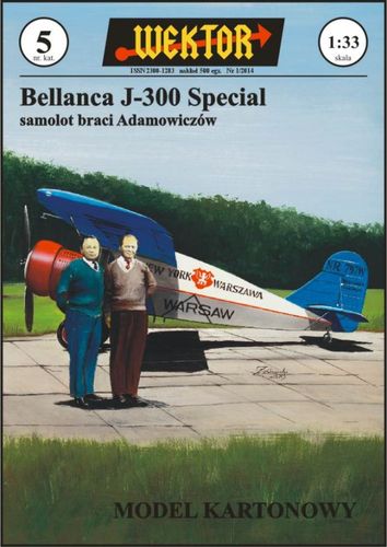 Wektor 5 Bellanca J-300 Special samolot braci Adamowiczów