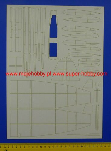 Haliński MM-3-4-2004-ac Aichi D3A1 (Val) - Japanese Deck Bomber (Laser Cut Frames)
