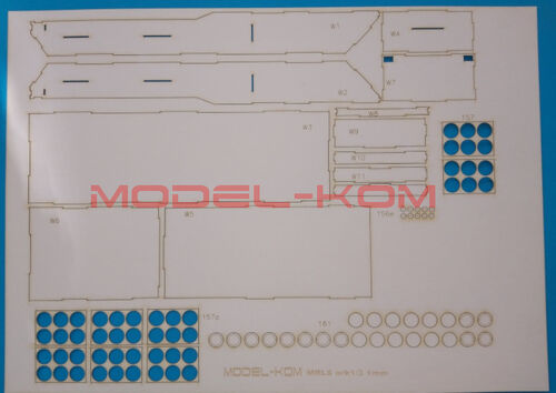 Model-Kom 2-2024-2-AKC07 M270 MLRS - Laser Cut Skeleton, Basic Set