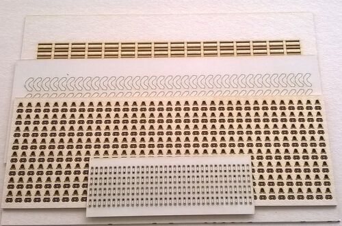 Model-Kom 3-2016-AKC03 M4 Long Tom - Laser Cut Tracks - Strip