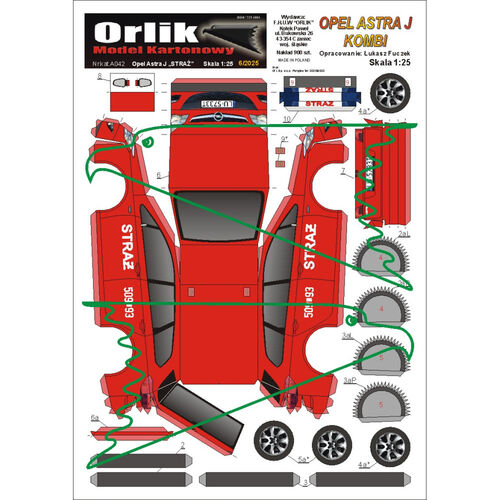 NEW! Orlik 042a Opel Astra J Kombi - Straż Pożarna