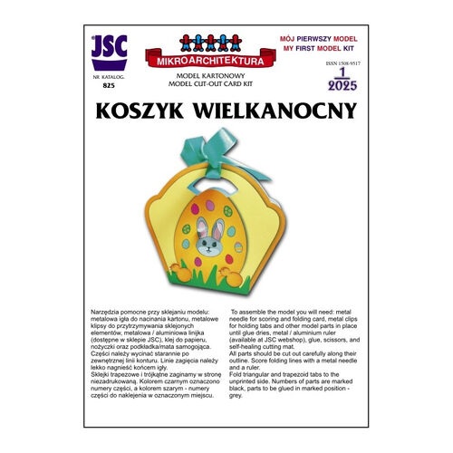 JSC 825 Koszyk Wielkanocny - Model Dla Początkujących