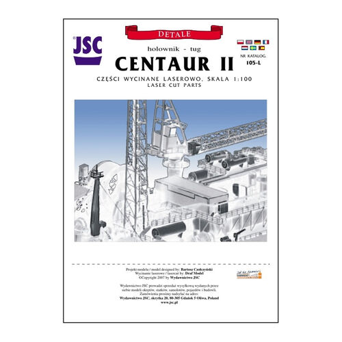 JSC 105-L Części Wycinane Laserowo Do Polskiego Holownika Centaur II