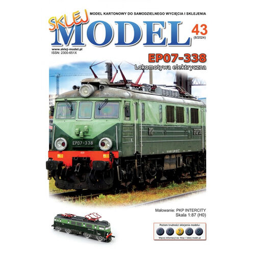 Sklej Model 43 EP07-338 - Electric Locomotive