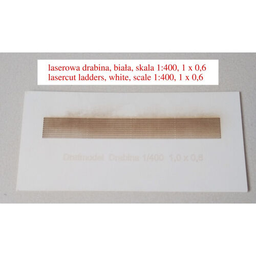 JSC DA022 Drabinki / 1,0x0,6 mm / Białe
