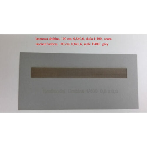 JSC DA024 Drabinki / 0,8x0,6 mm / Szare
