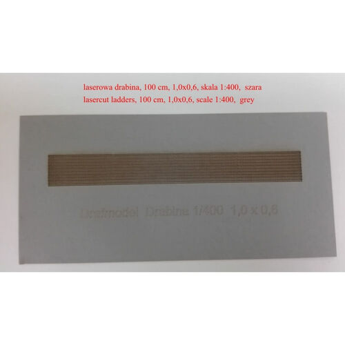 JSC DA025 Drabinki / 1,0x0,6 mm / Szare