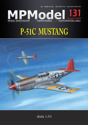 NEW! MPM Model 05-2026-SPEC P-51C Mustang