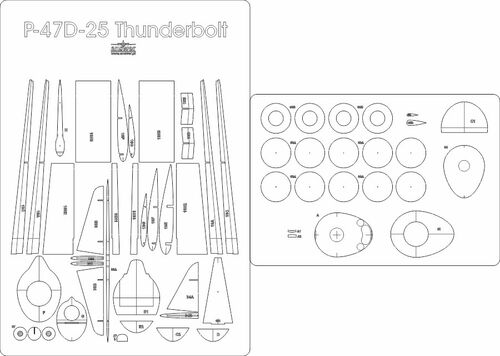 Answer MMM-06-2026-SPEC-SZK P-47D-25 Thunderbolt SEAC - Laser Frames, Details