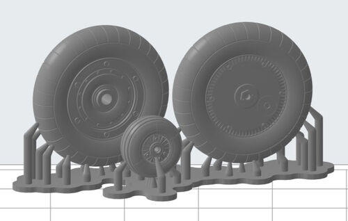 Answer MMM-11-2025-SPEC-KOL Messerschmitt Bf-109G-12 - Wheels