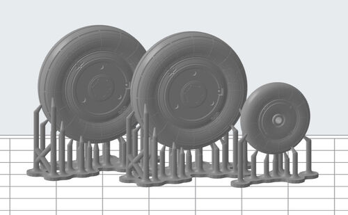 Answer MSM-053-KOL Su-7/9 - Wheels