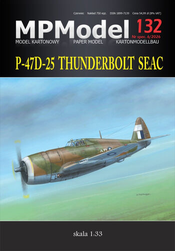NEW! MPM Model 06-2026-SPEC P-47D-22 Thunderbolt SEAC