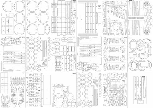 Answer ANG-300-SZK03 C-130E Hercules - Laser Frames