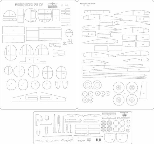 Answer KS-03-2025-02-SZK De Havilland Mosquito Fb VI - Laser Frames