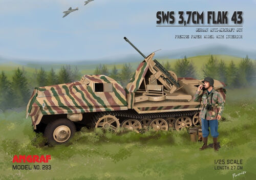 Angraf 293 SWS 3,7cm Flak 43 - German Anti-Aircraft Gun