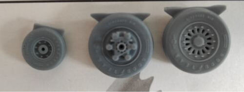 Model-Kom Wheels-06 F-16 - Resin Wheels