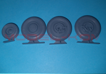 Model-Kom Wheels-15 Su-27 - Resin Wheels