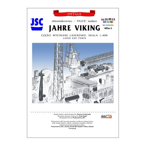 JSC 405a-L Części Wycinane Laserowo Do Zbiornikowca Jahre Viking