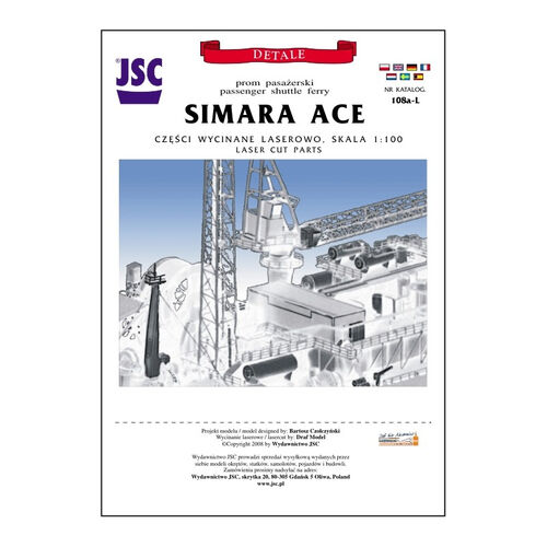 JSC 108a-L Części Wycinane Laserowo Do Szwedzkiego Promu Pasażerskiego Simara Ace