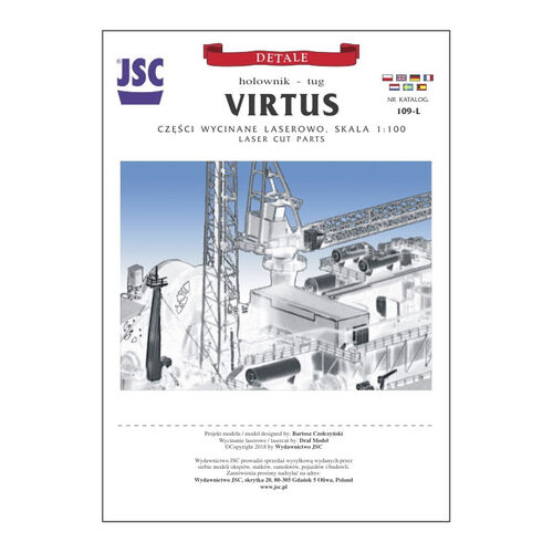 JSC 109-L Części Wycinane Laserowo Do Polskiego Holownika Virtus