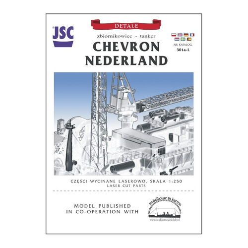 JSC 301a-L Części Wycinane Laserowo Do Zbiornikowca Chevron Nederland