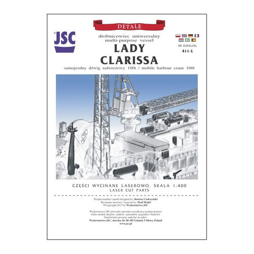 JSC 411-L Części Wycinane Laserowo Do Drobnicowca Lady Clarissa