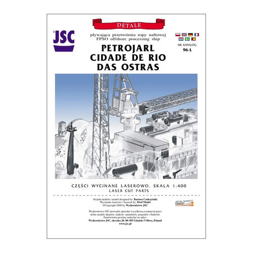 JSC 096-L Części Wycinane Laserowo Do Statku-Przetwórni Petrojarl Cidade De Rio Das Ostras